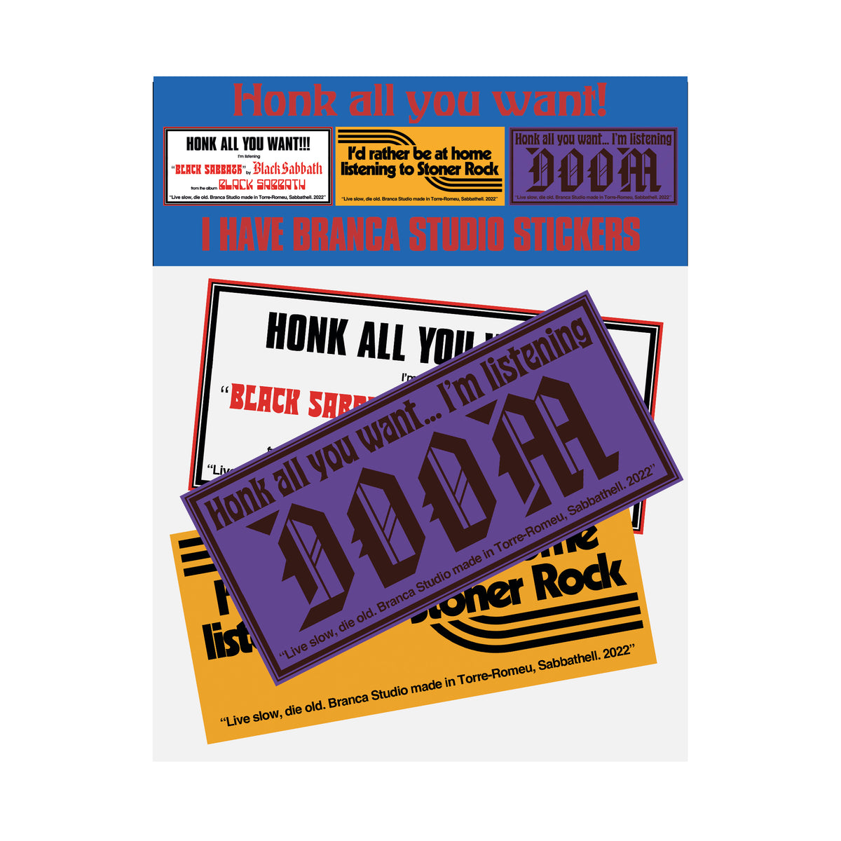 HONK - Sticker Pack – Branca Studio